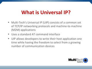 Universal IP Overview 2009 | PPT