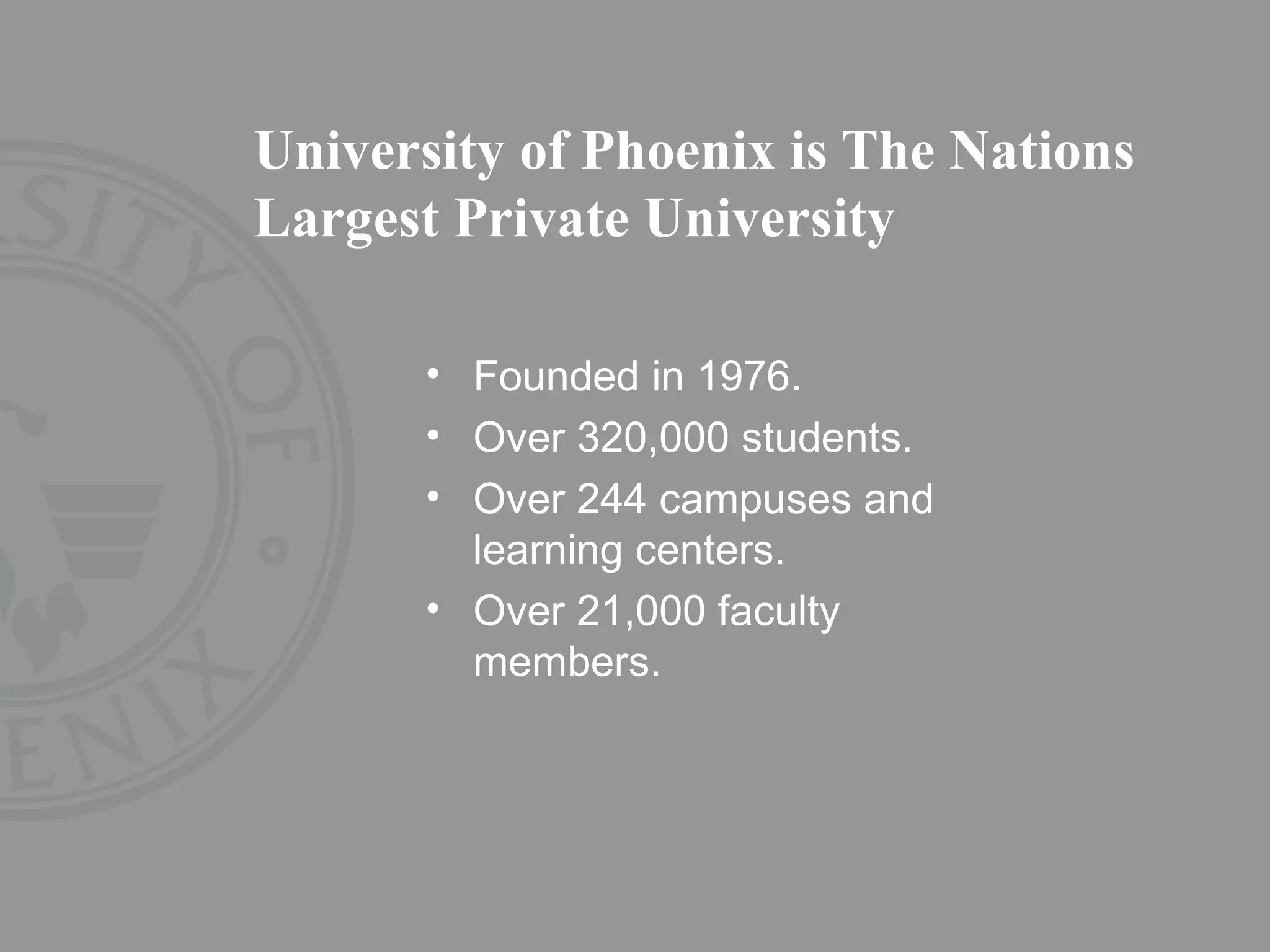 University Of Phoenix | PPT