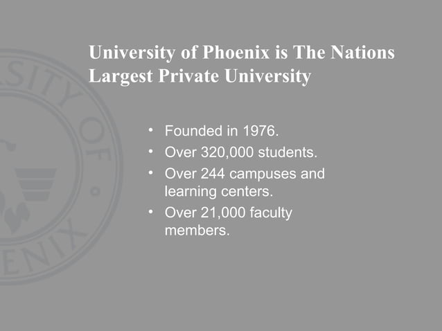 University Of Phoenix | PPT