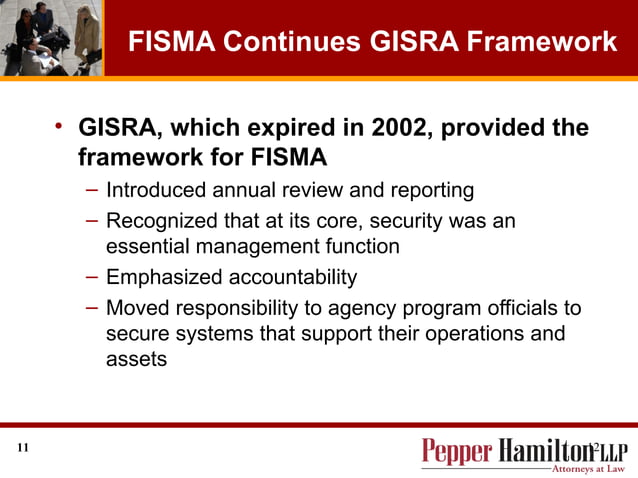 Contractor Responsibilities under the Federal Information Security ...