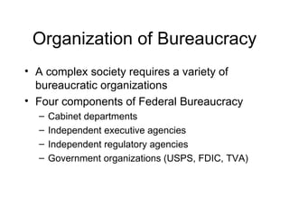 The Bureaucracy | PPT