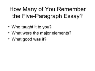 5-paragraph-essay | PPT