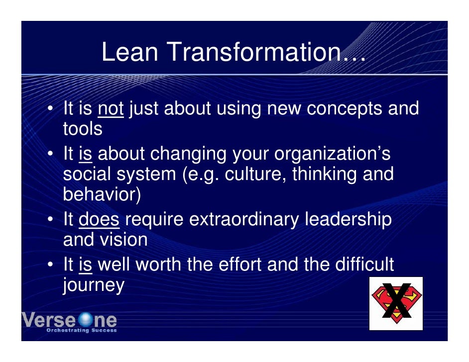 The Lean Transformation