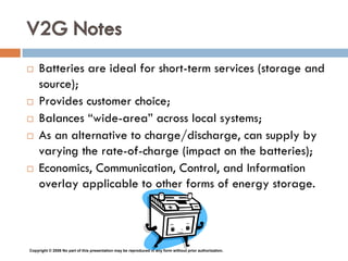 V2G Opportunities And Impacts E3 2008 S Mullen | PPT