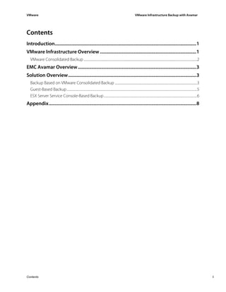 VMware And Avamar Backup | PDF