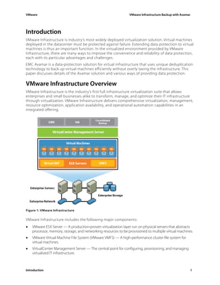 VMware And Avamar Backup | PDF