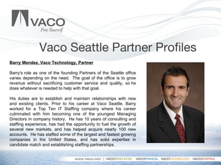 Vaco Financial Seattle, Wa Ppt | PPT