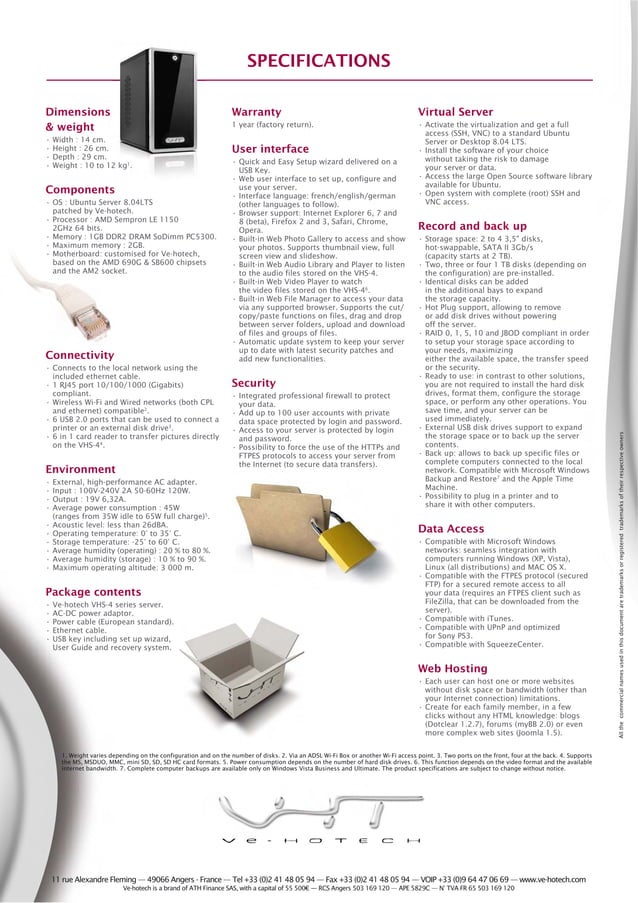 Vehotech Product Sheet Uk | PDF