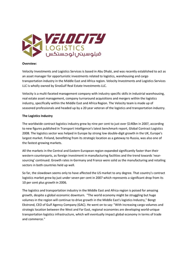 Velocity Introduction | PDF