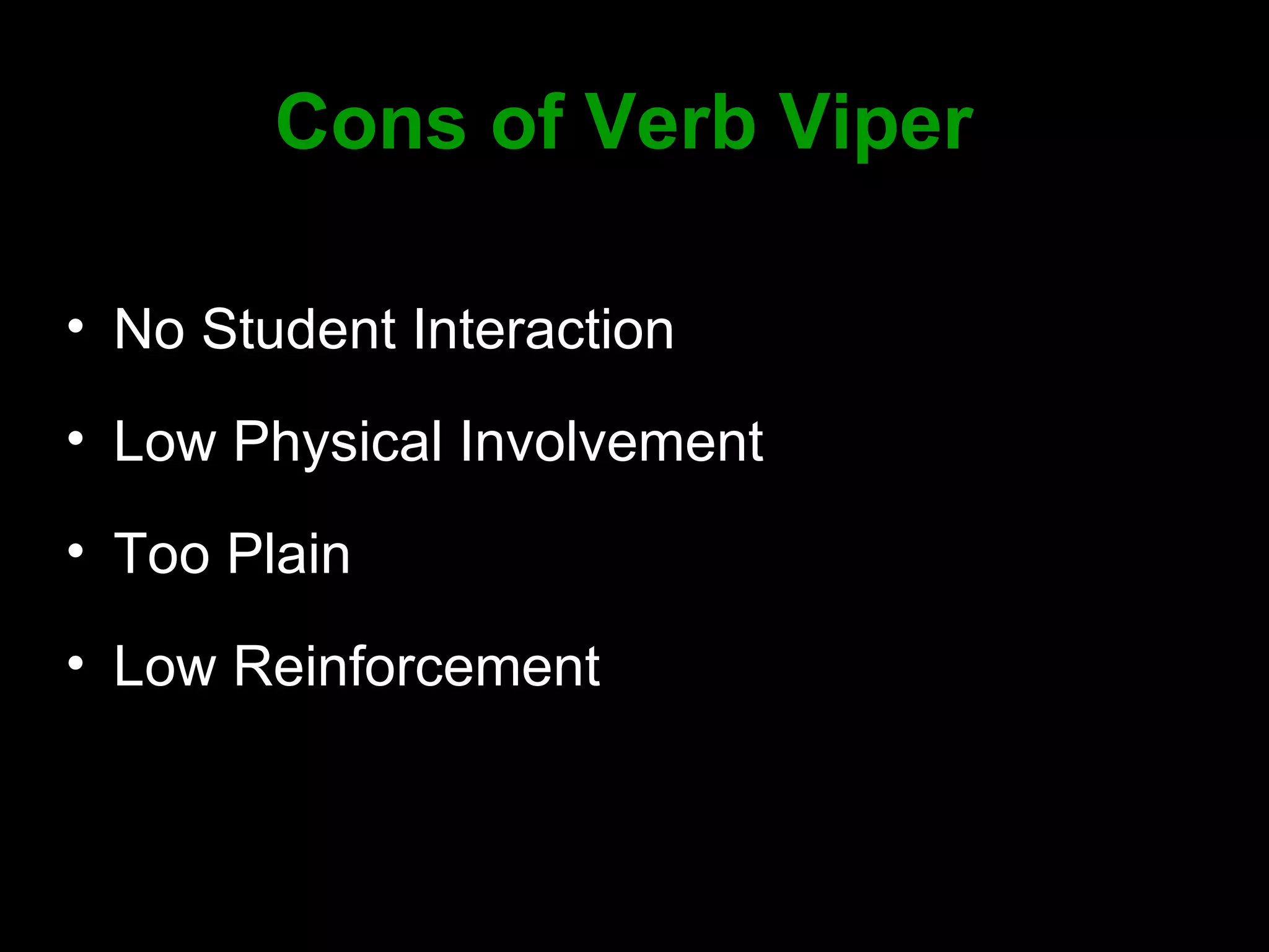 Verb Viper | PPT