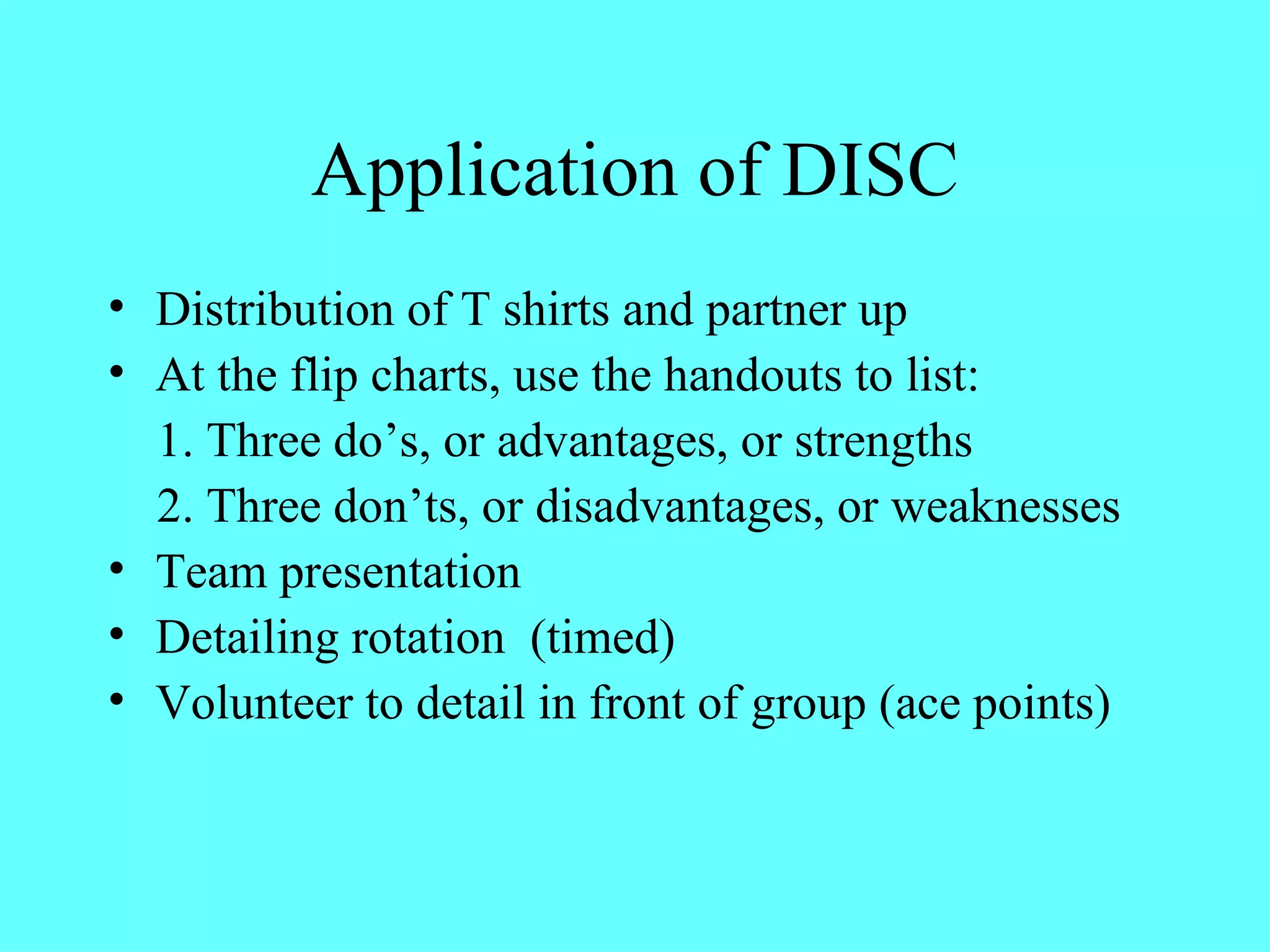 Versitile Selling Using Disc | PPT