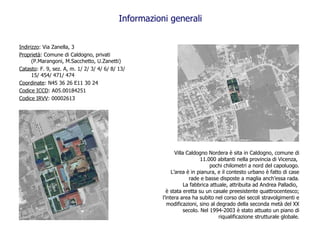 Villa Caldogno Nordera | PPT