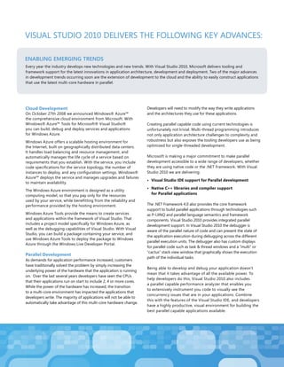 Visual Studio2010 Product Overview | PDF