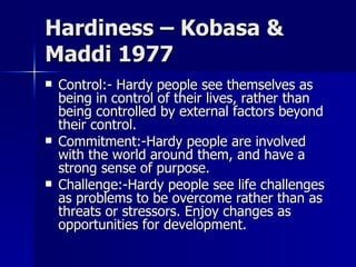 Stress - Life changes & Daily Hassles | PPT