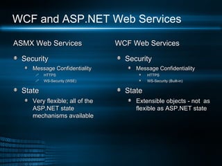 WCF And ASMX Web Services | PPT