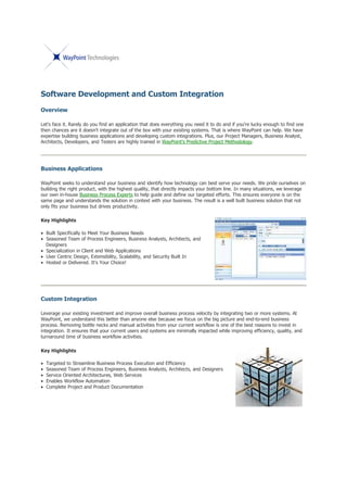 Way Point Services | PDF