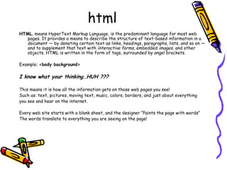 Web Design 101 | PPT