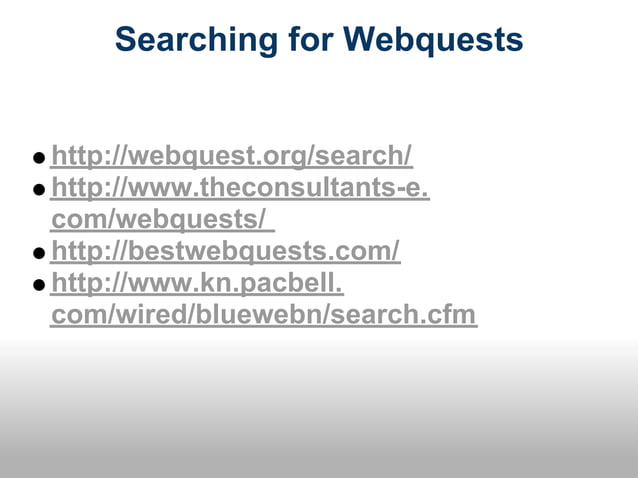 Webquests in the EL Classroom | PDF