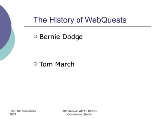 Webquests For Business English | PPT