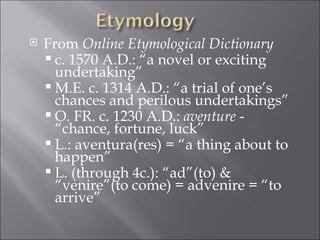 What Is Adventure | PPT