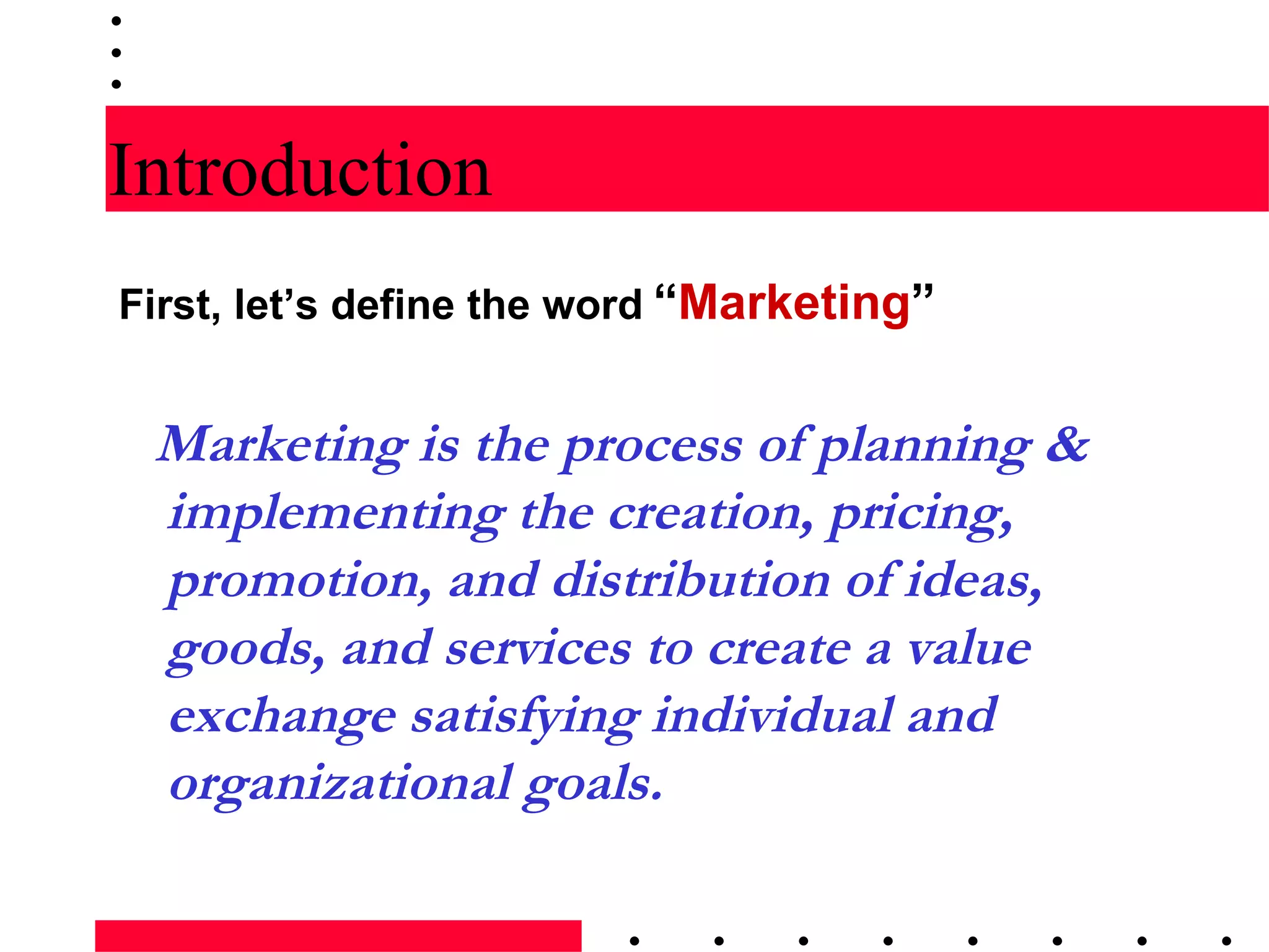 What Is Marketing | PPT