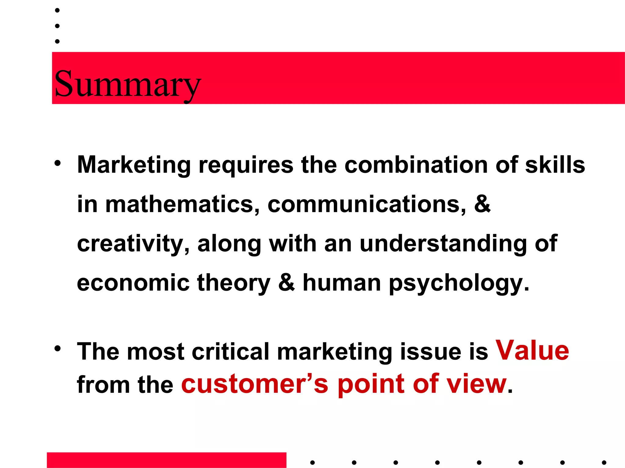 What Is Marketing | PPT