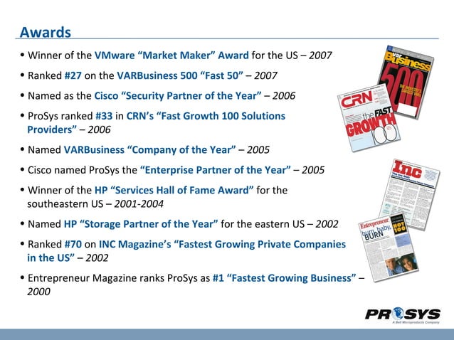 ProSys | PPT | IT and Internet Support | Internet