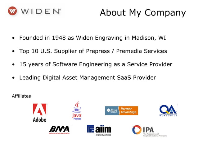About Widen | PPT