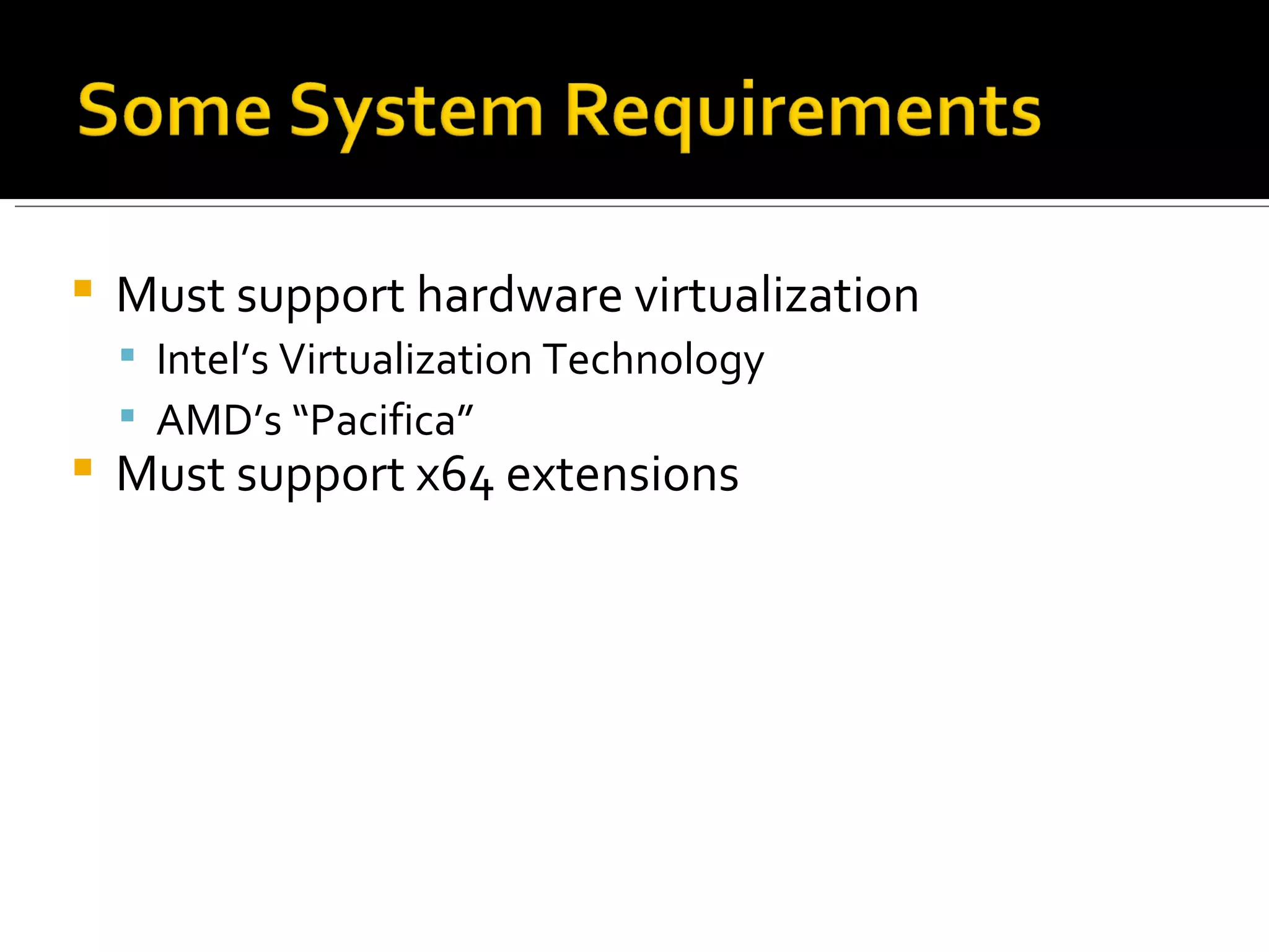 Windows Server Virtualization | PPT