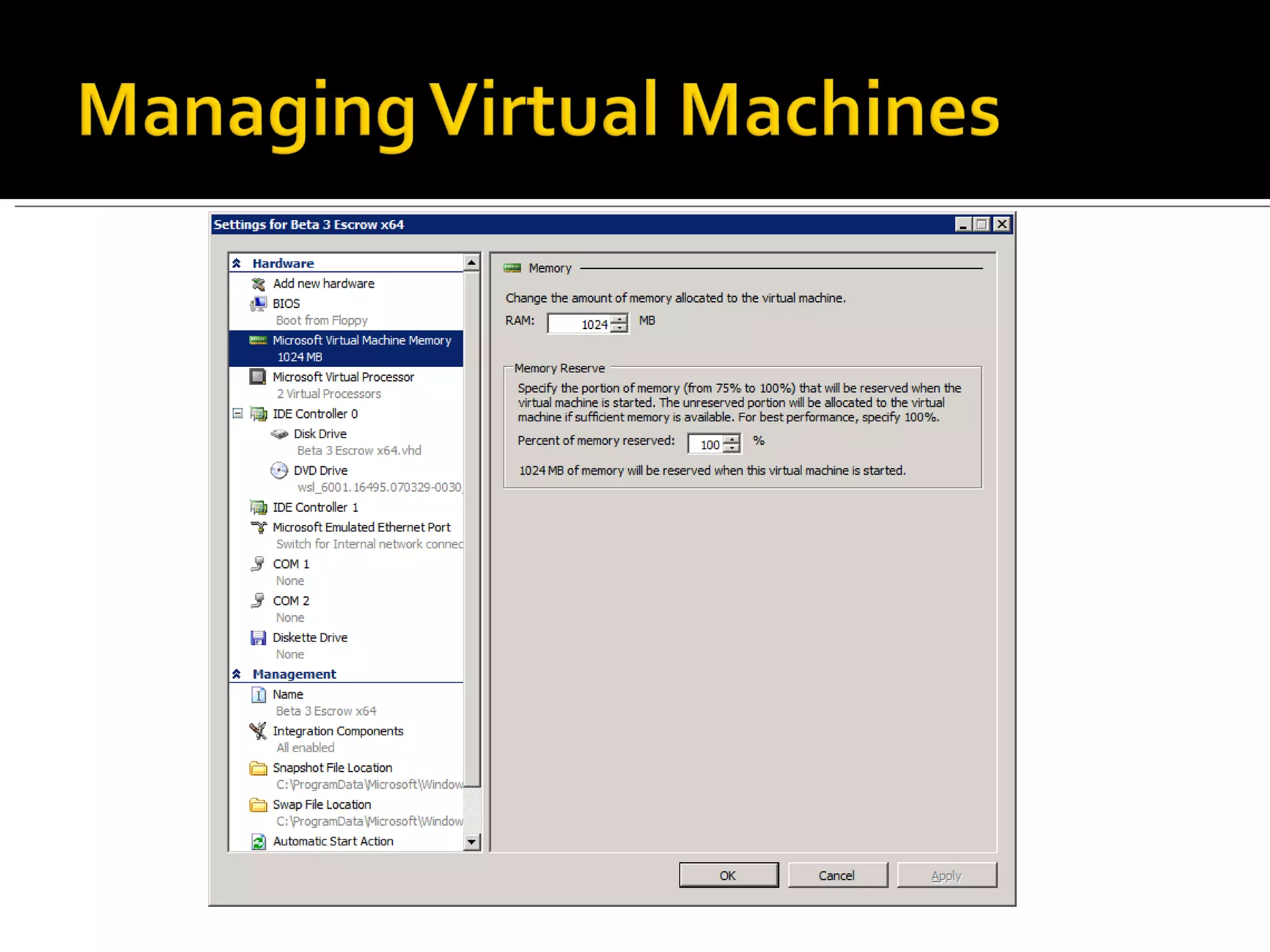 Windows Server Virtualization | PPT