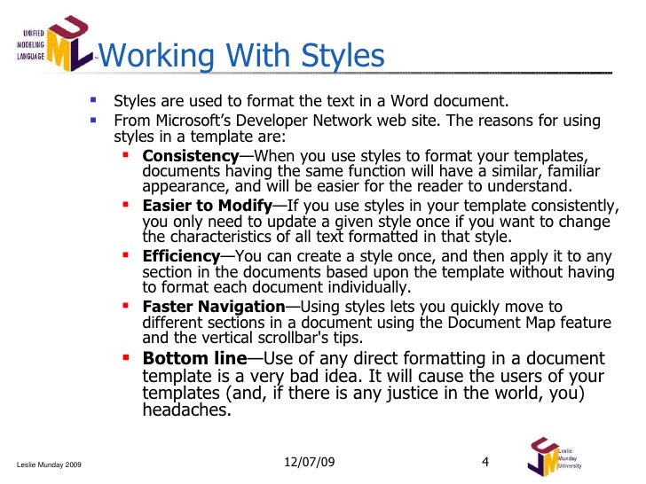 Working With Styles And Properties