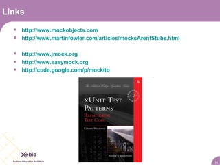 Xp Day 080506 Unit Tests And Mocks | PPT