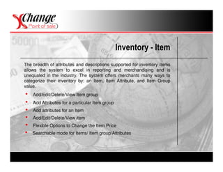 Xchange Pos | PPT