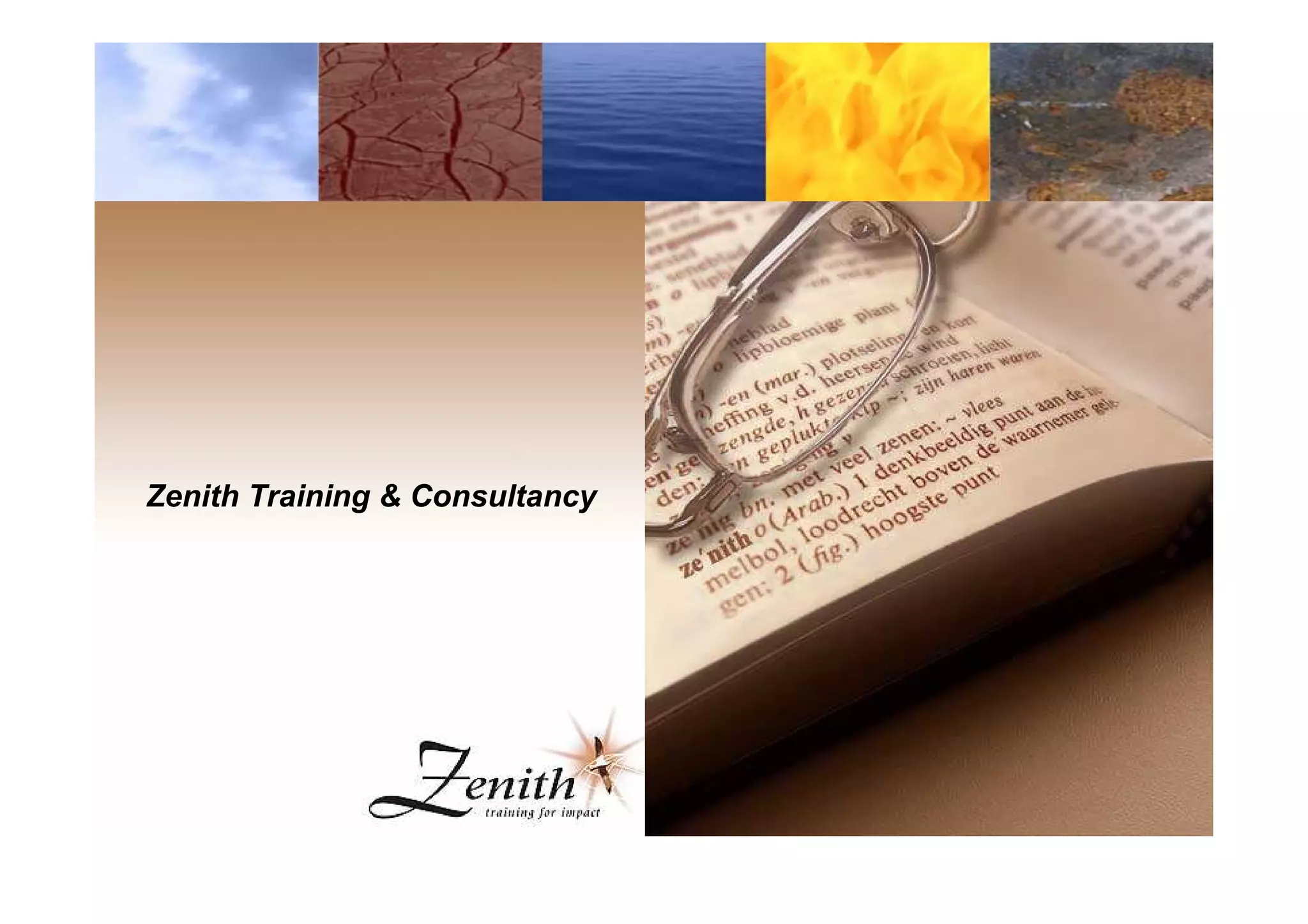 Zenith Training & Consultancy Impressie | PPT