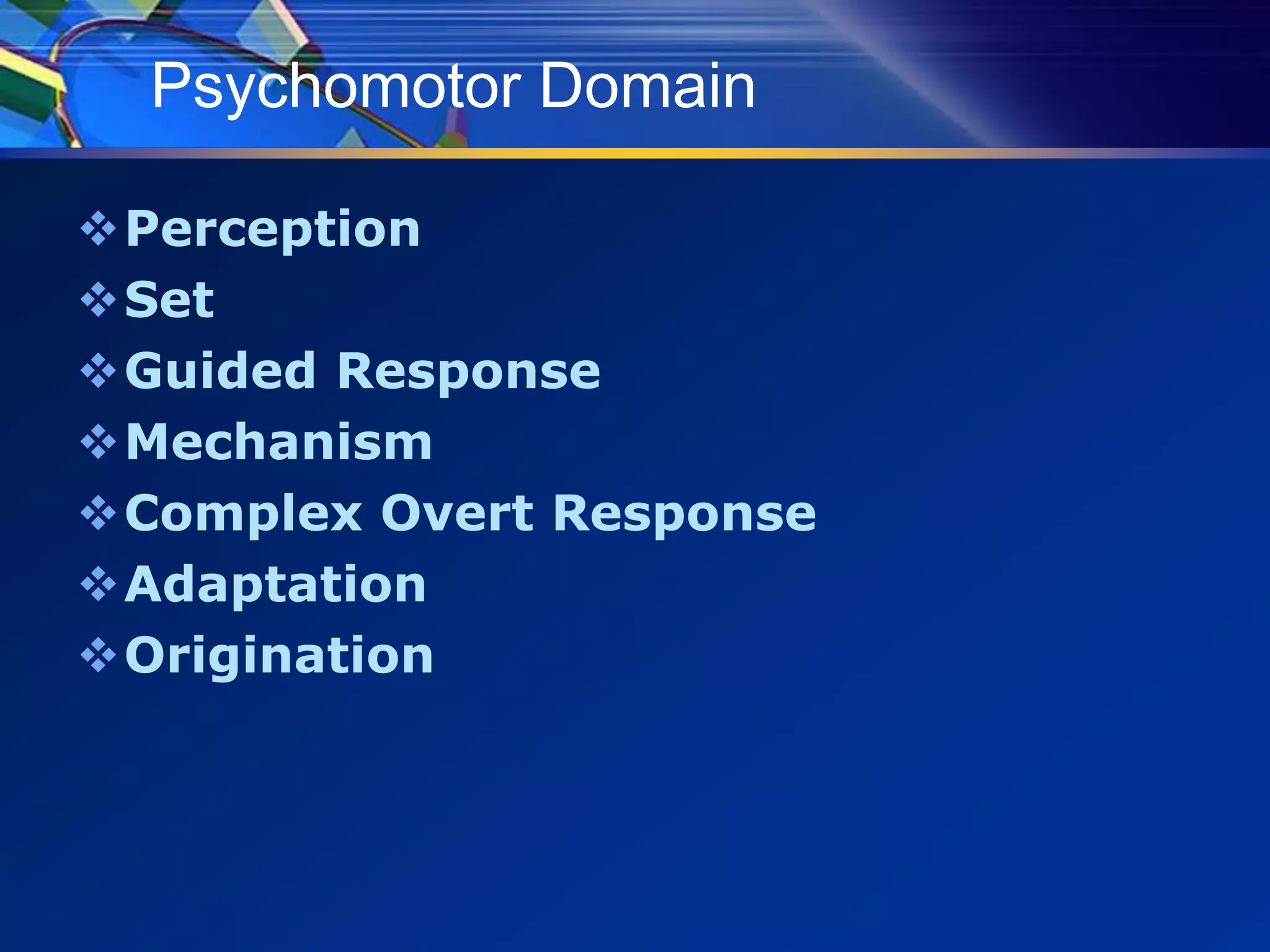 A 1-7-learning objectives -affective and psychomotor domain | PPTX
