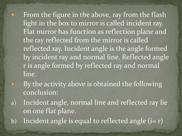 Physics Task about Light, Mirror, lenses and Optical Instrument | PPTX
