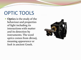 Physics Task about Light, Mirror, lenses and Optical Instrument | PPT