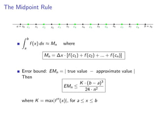 Approximate Integration | PPT