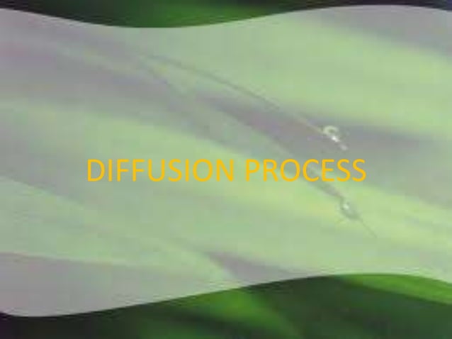 Difusion process, SM SADULLAH | PPTX
