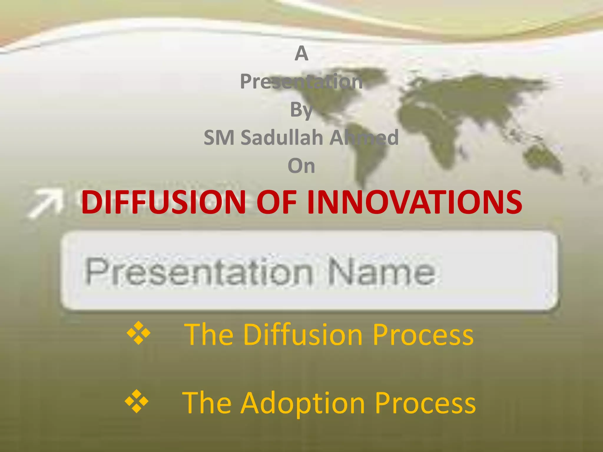 Diffusion Process | PPTX
