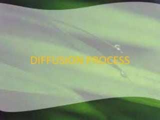 Diffusion Process | PPTX