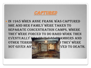 Anne Frank the biography | PPTX