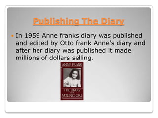 Anne Frank the biography | PPTX