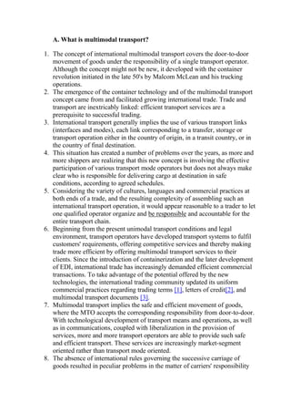 A | DOCX | Logistics and Transportation Industry | Industries