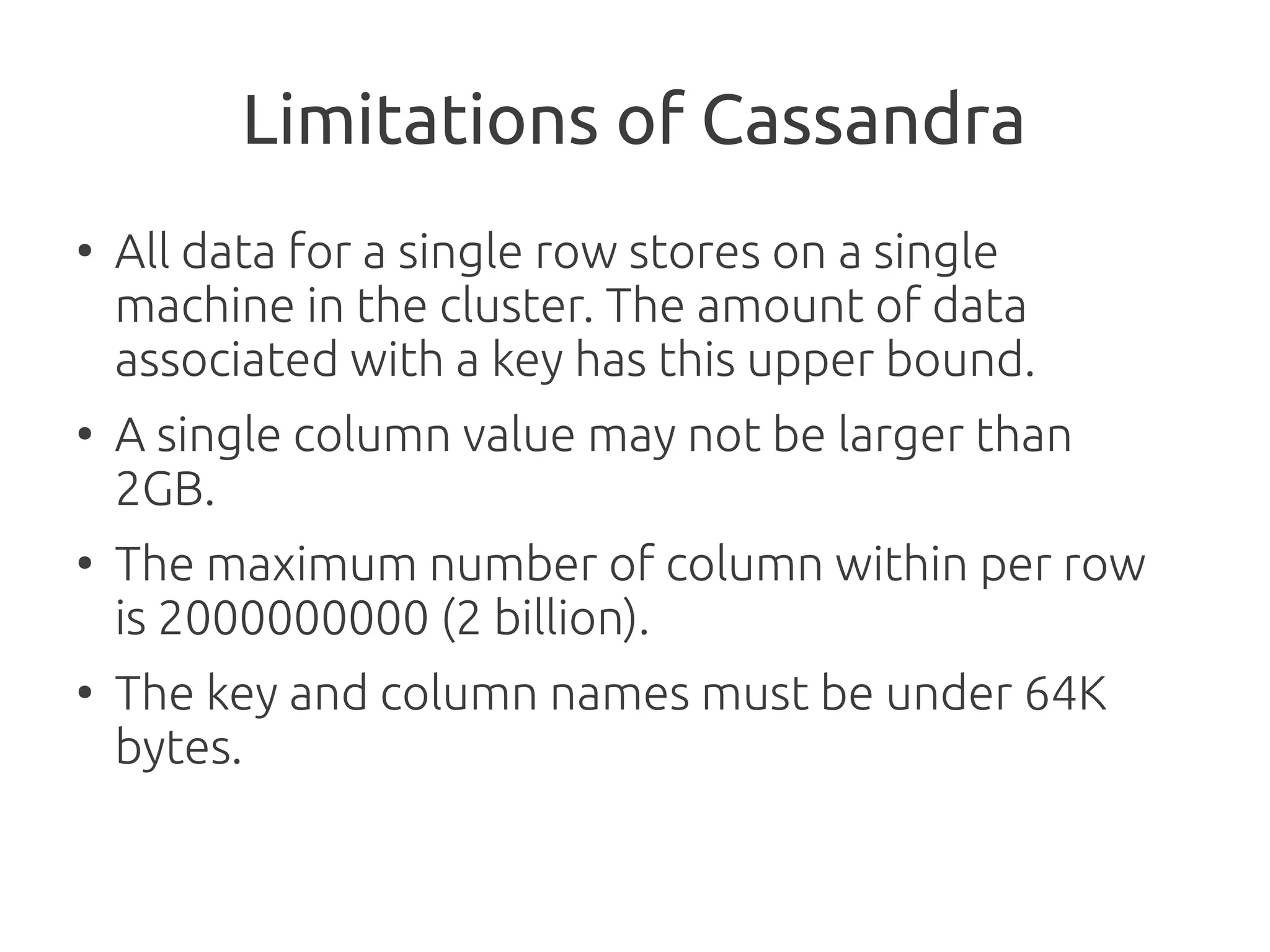Cassandra | PDF | Databases | Computer Software and Applications