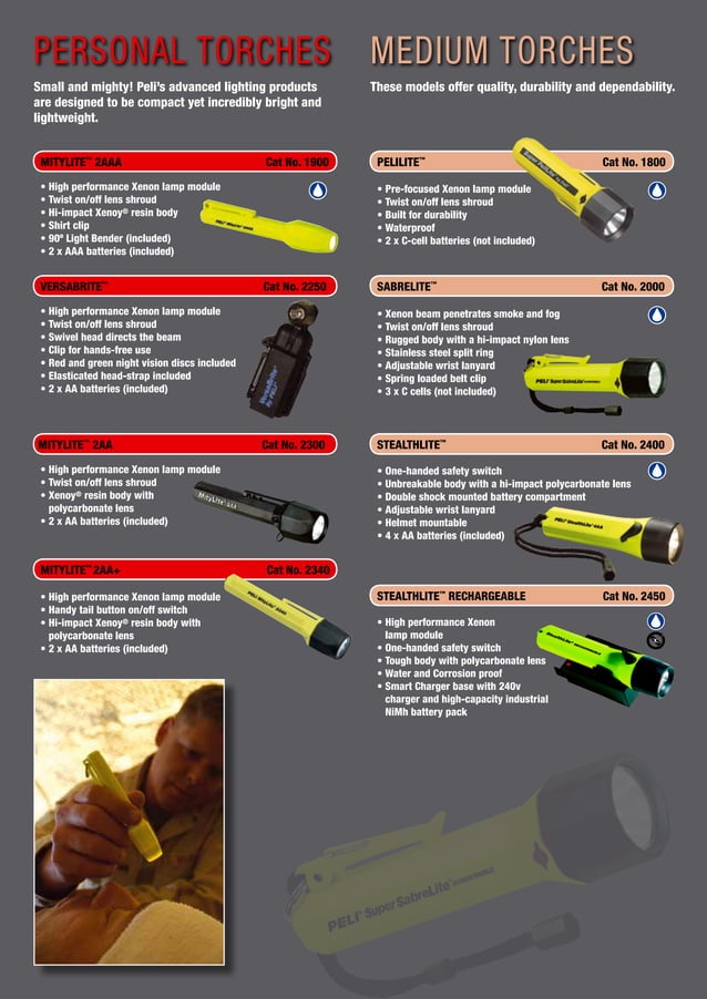 Peli Torches - Hazardous Area Zone 1 Zone 2 ATEX Torches | PDF
