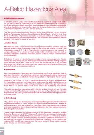 Hadar Lighting - Hazardous Area Zone 1 & Zone 2 Lighting (ATEX Certified) | PDF