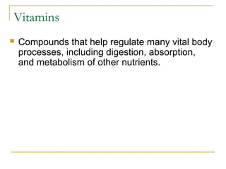 American Family - Chapter 5, Nutrition | PPT