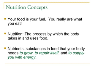 American Family - Chapter 5, Nutrition | PPT
