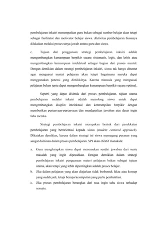 Perpustakaan sebagai Media dalam Implementasi Strategi Pembelajaran Inkuiri (SPI) pada ...